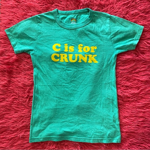 Urban Renewal | Tops | Vintage Urban Renewal C Is For Crunk Deadstock Tshirt | Poshmark